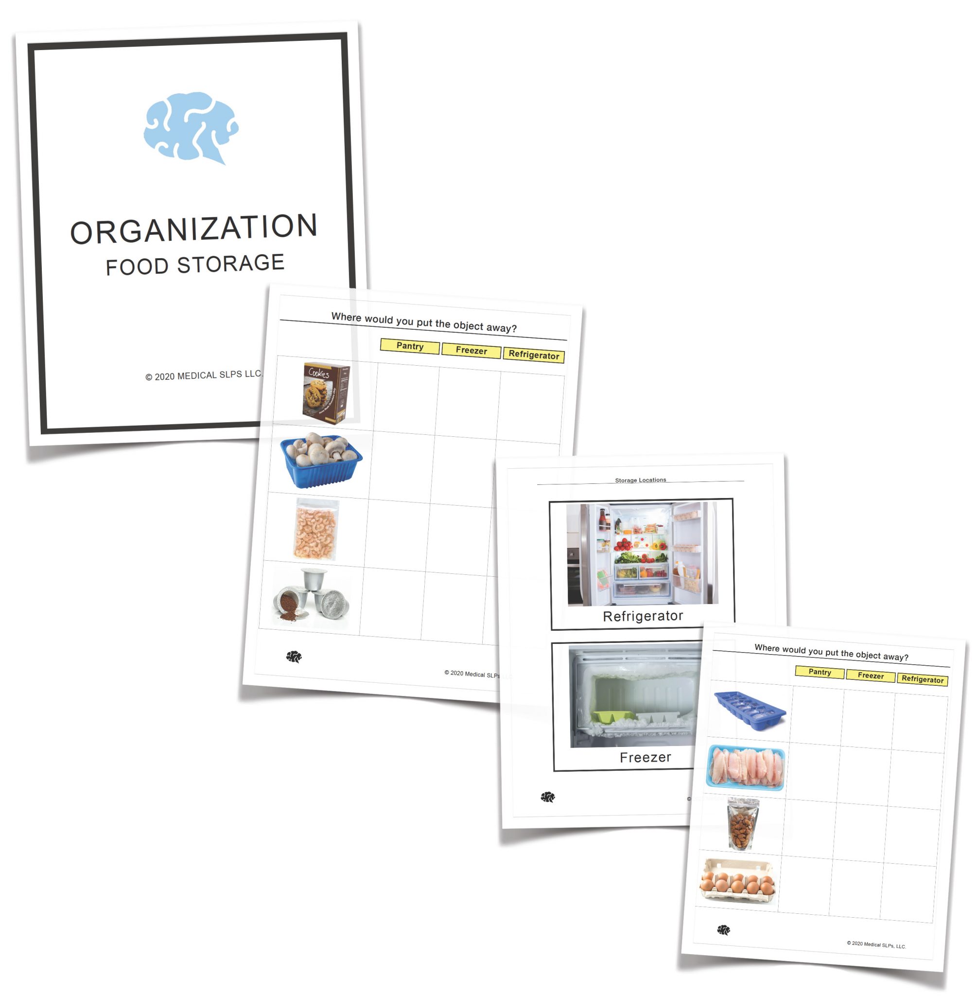 Thought Organization Speech Therapy Materials - Medical SLPs