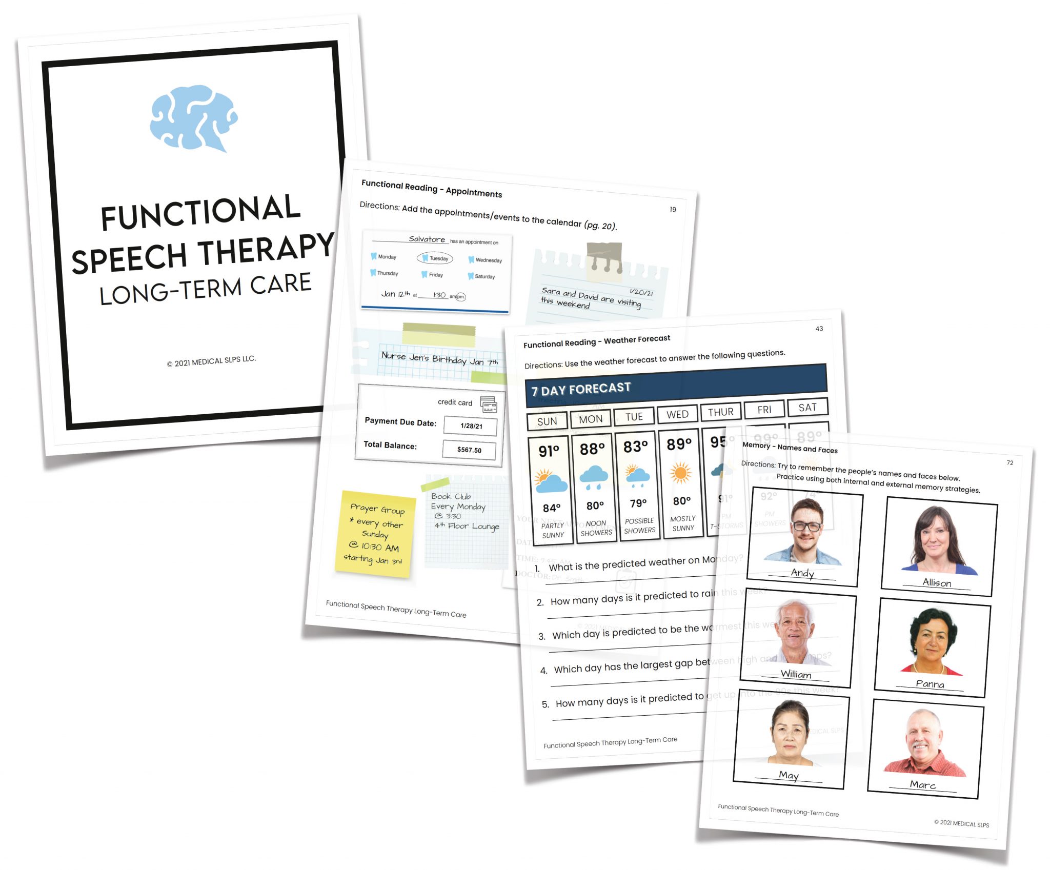 Divergent Naming Speech Therapy Materials - Medical SLPs