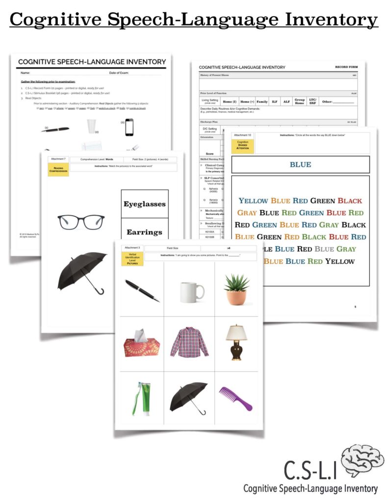 Problem Solving Speech Therapy Materials - Medical SLPs