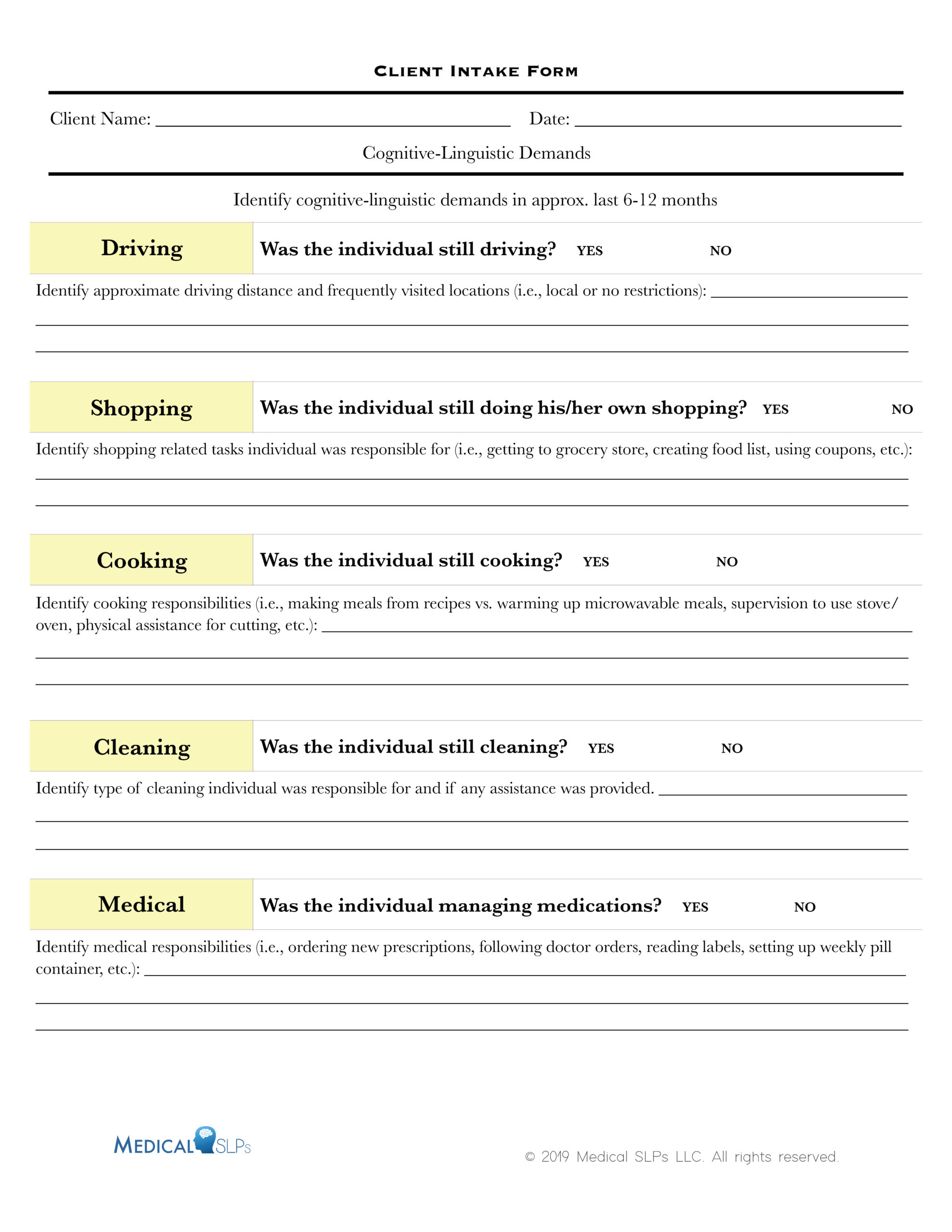 Selecting Functional Reading Materials for Adult Speech Therapy