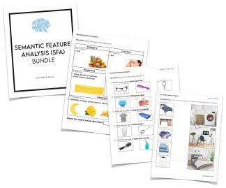 Semantic Feature Analysis (SFA) Bundle - Medical SLPs