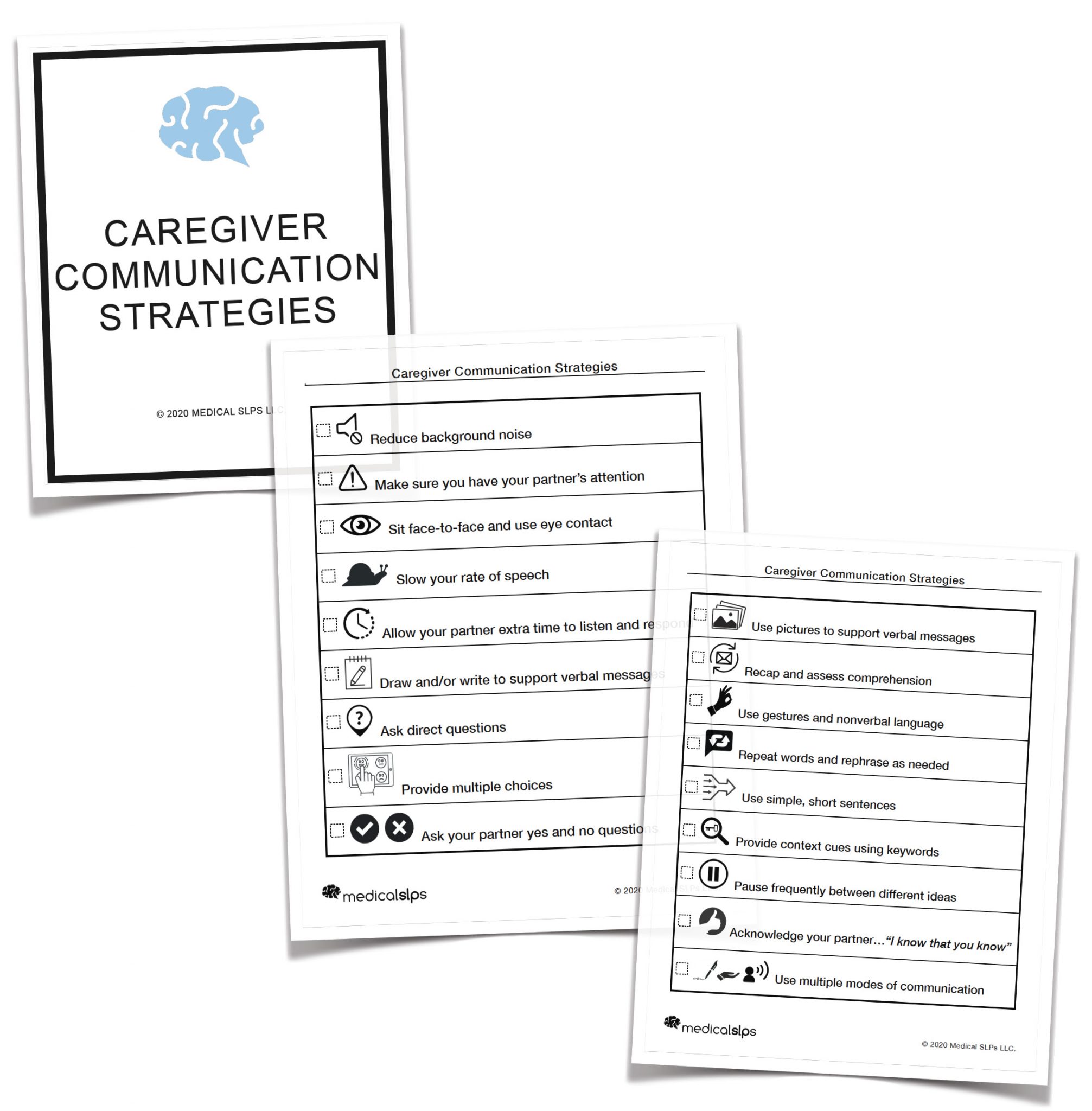 Speech Therapy Handouts